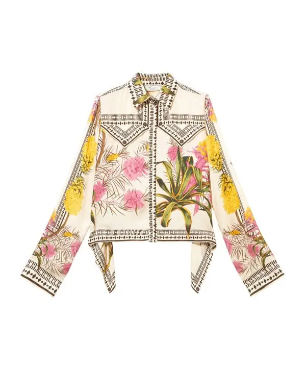 Blumarine Printed Pattern Shirt