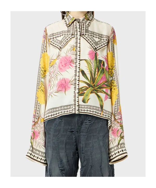 Blumarine Printed Pattern Shirt