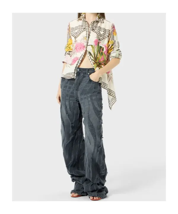 Blumarine Printed Pattern Shirt