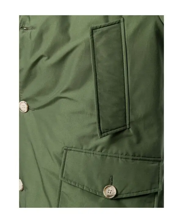 Woolrich Hooded Down Jacket - Green