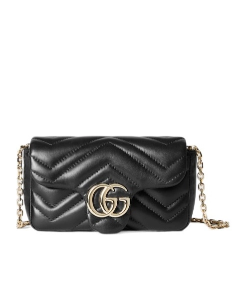 Gucci Gg Marmont Mini Shoulder Bag - Black