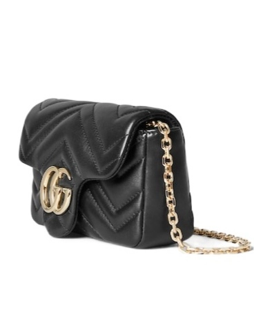 Gucci Gg Marmont Mini Shoulder Bag - Black
