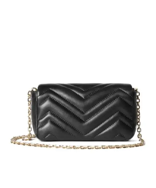Gucci Gg Marmont Mini Shoulder Bag - Black