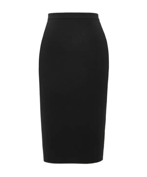 Saint Laurent High Waisted Pencil Skirt