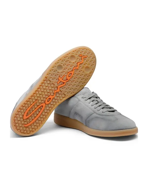 Santoni Suede Sneakers - Gray