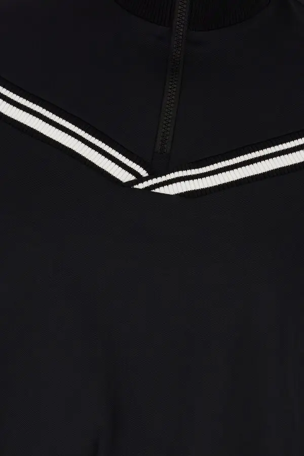 Off-White Zip-up Track Jacket With Logo Detail - Black