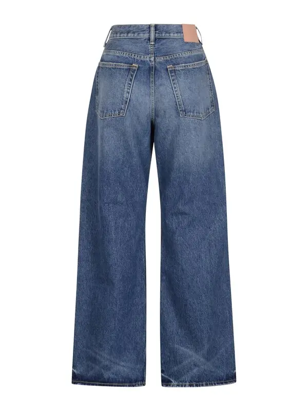 Acne Studios Distressed Wide-leg Jeans