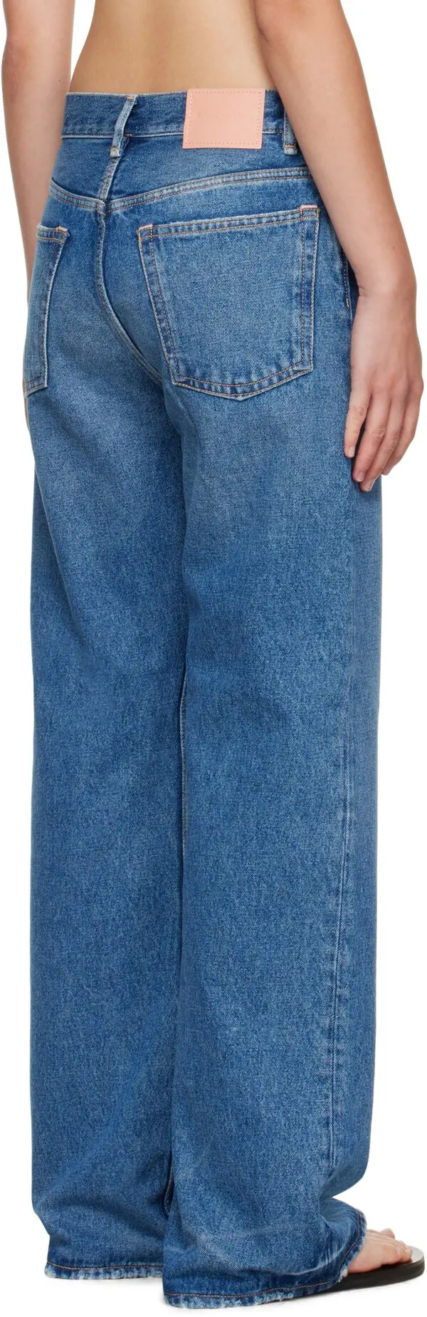 Acne Studios Distressed Wide-leg Jeans