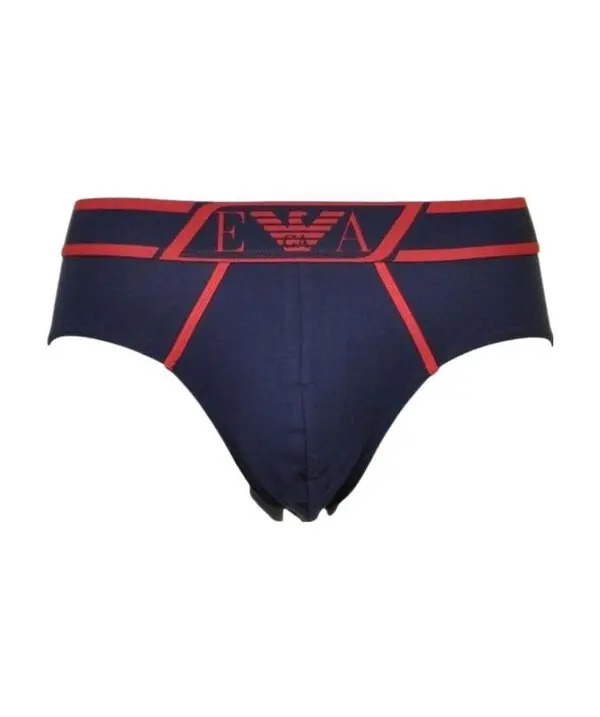 Emporio Armani Logo Detail Panties - Black