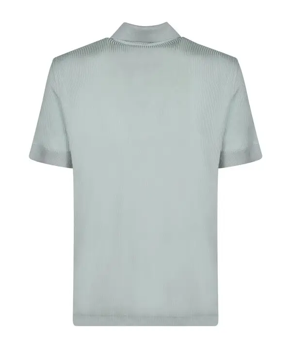 TOM FORD Logo-embroidered Fine Knit Polo Shirt