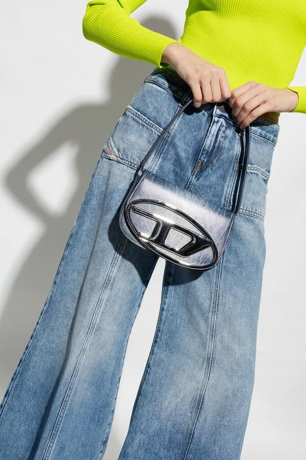 DIESEL® 1dr Denim Shoulder Bag - Blue