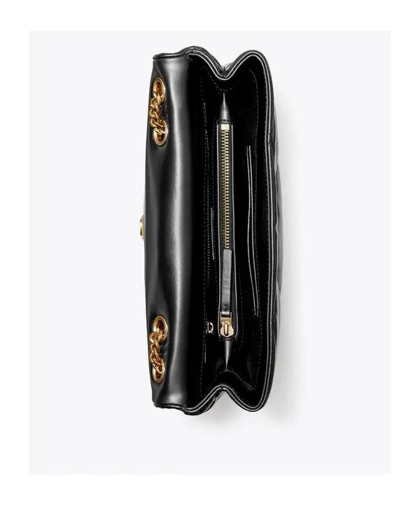 Tory Burch Kira Quilted Chain Shoulder Bag - Black
