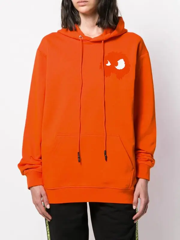 Alexander McQueen Printed Hooded Hoodie