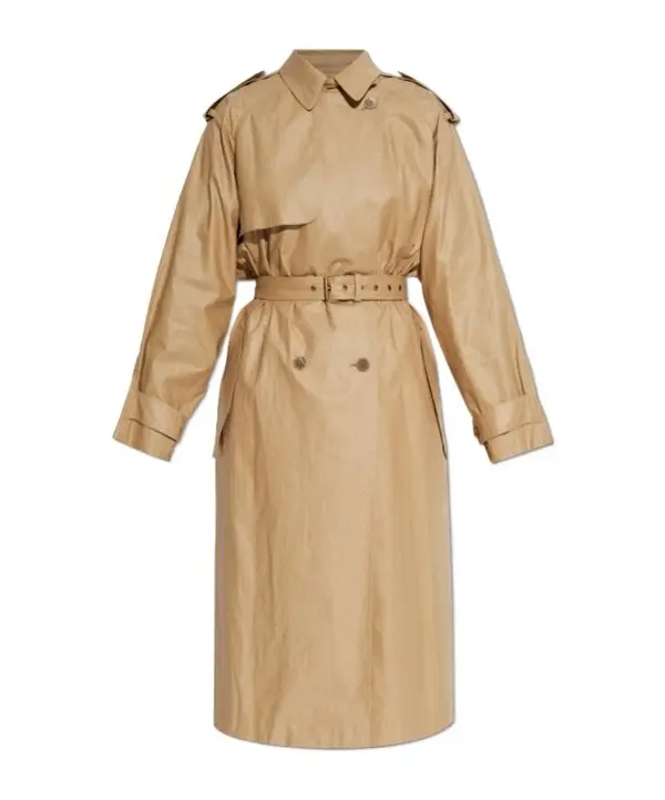 Isabel Marant Étoile Double-breasted Belted Trench Coat - Nude