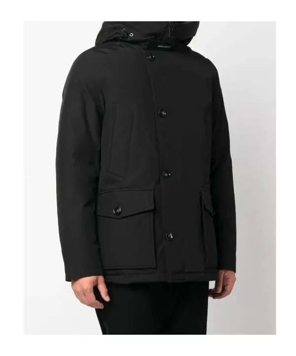 Woolrich Hooded Casual Jacket - Black