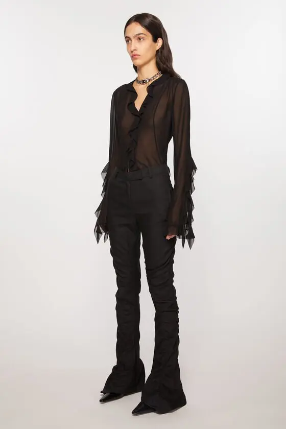 Acne Studios Mid-waist Flared Trousers