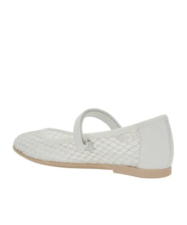 Monnalisa Glitter Mesh Ballerinas