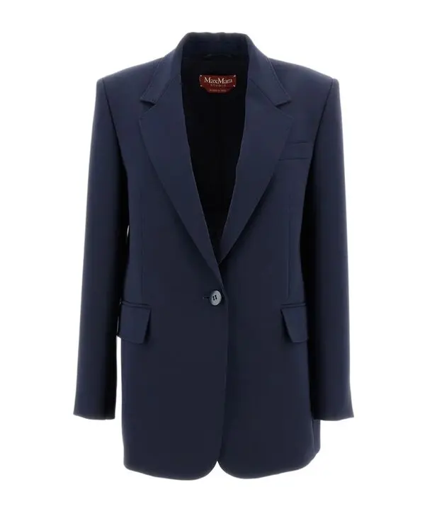 Max Mara Flap-pockets Blazer - Black
