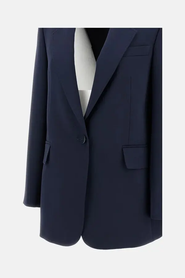 Max Mara Flap-pockets Blazer - Black