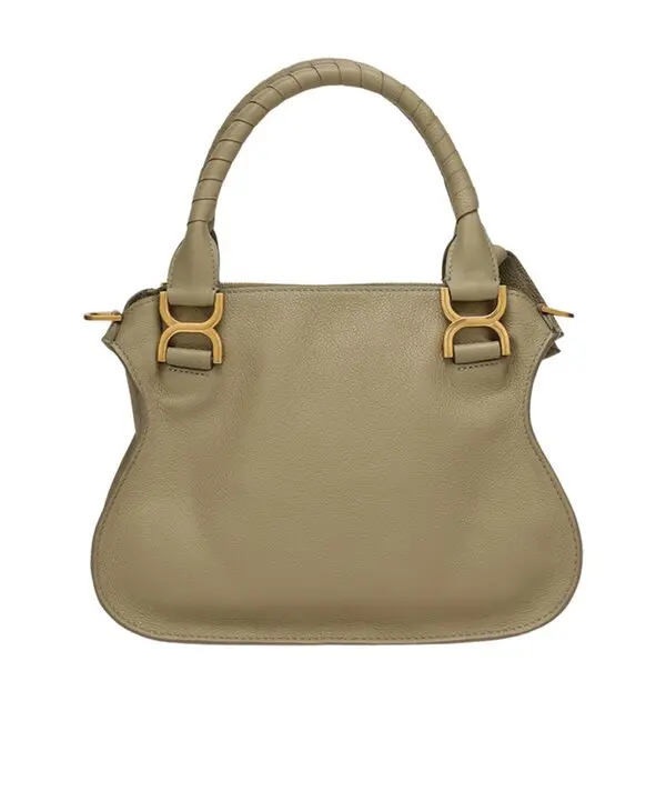 Chloé Marcie Logo Shoulder Bag - Brown