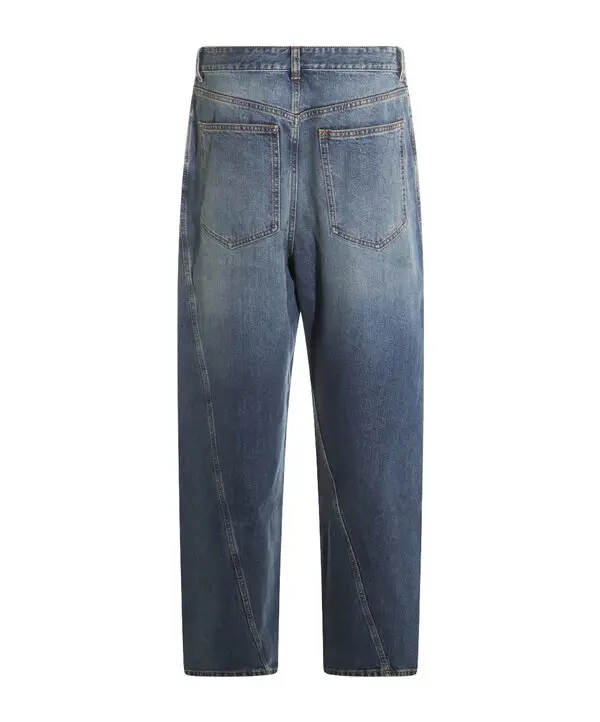 Alaïa Twisted Seam Straight Leg Jeans