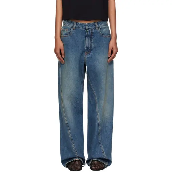 Alaïa Twisted Seam Straight Leg Jeans