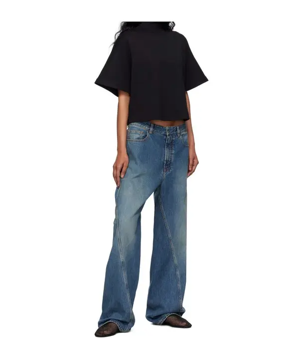 Alaïa Twisted Seam Straight Leg Jeans