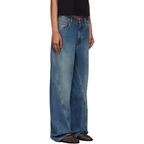 Alaïa Twisted Seam Straight Leg Jeans