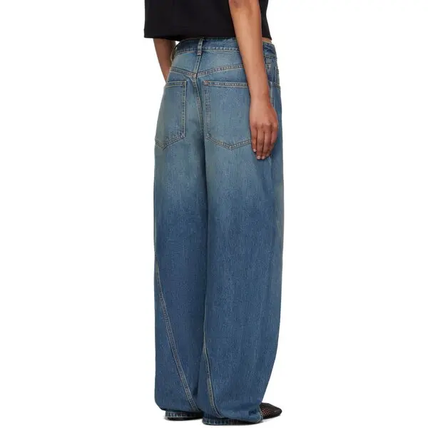 Alaïa Twisted Seam Straight Leg Jeans