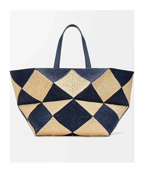 Loewe Xxl Puzzle Fold Tote Bag - Nude