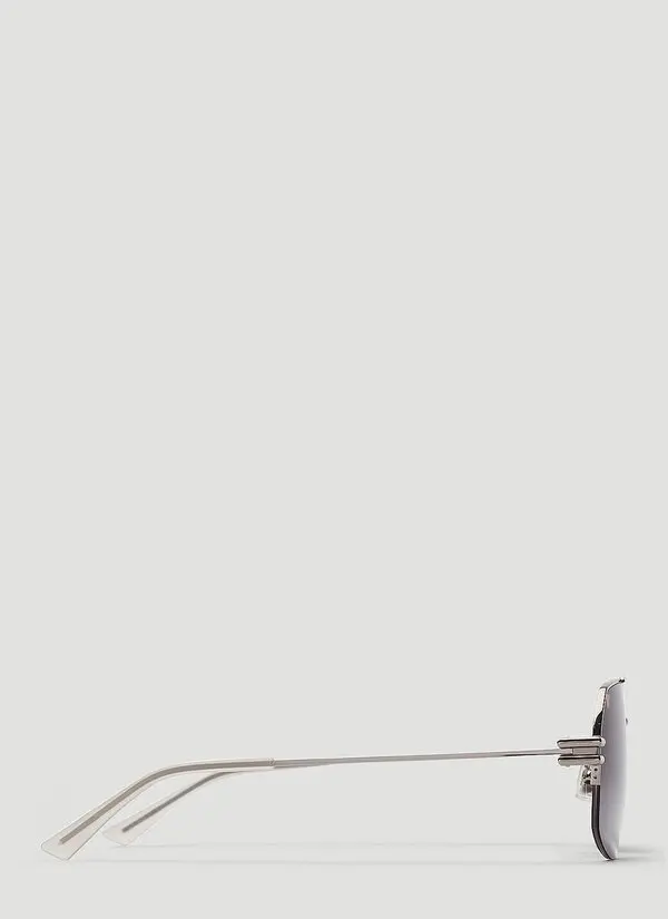 Bottega Veneta Metal Aviator Frame Sunglasses