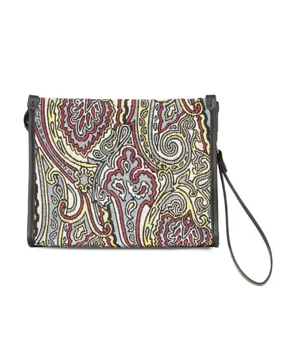 Etro Jacquard Fabric Necessaire With Rope Handle
