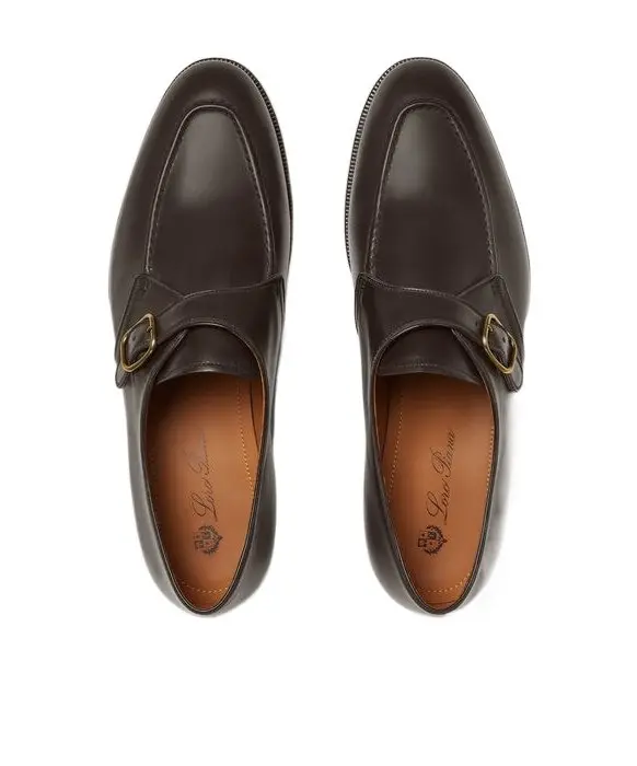Loro Piana Sergio Derby Buckled Shoes