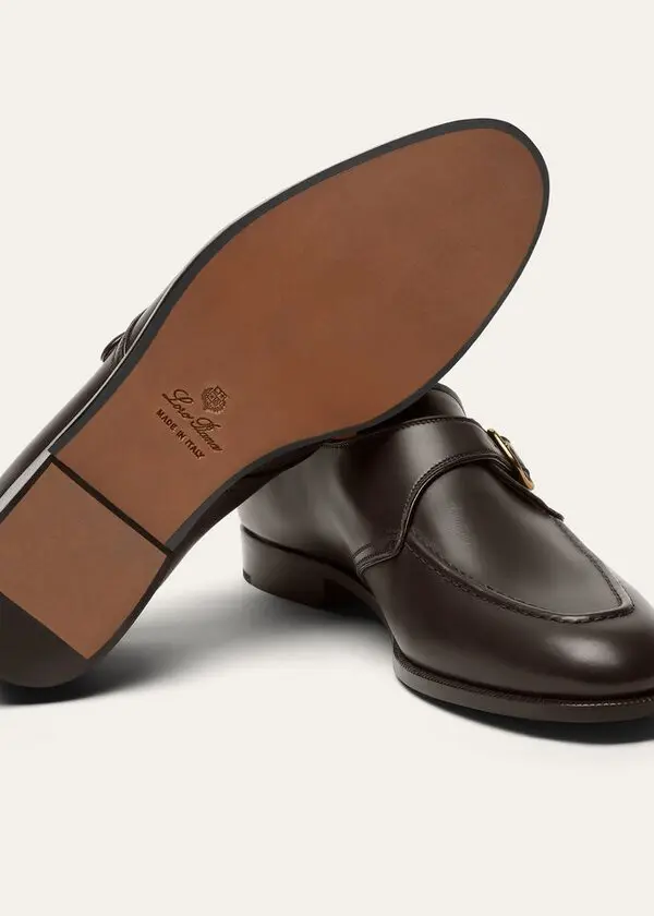 Loro Piana Sergio Derby Buckled Shoes