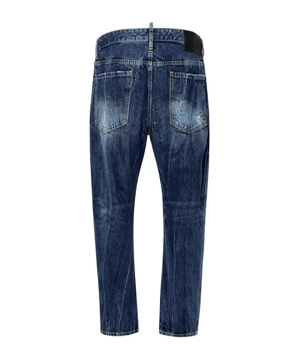 Dsquared2 Icon Printed Straight-leg Jeans