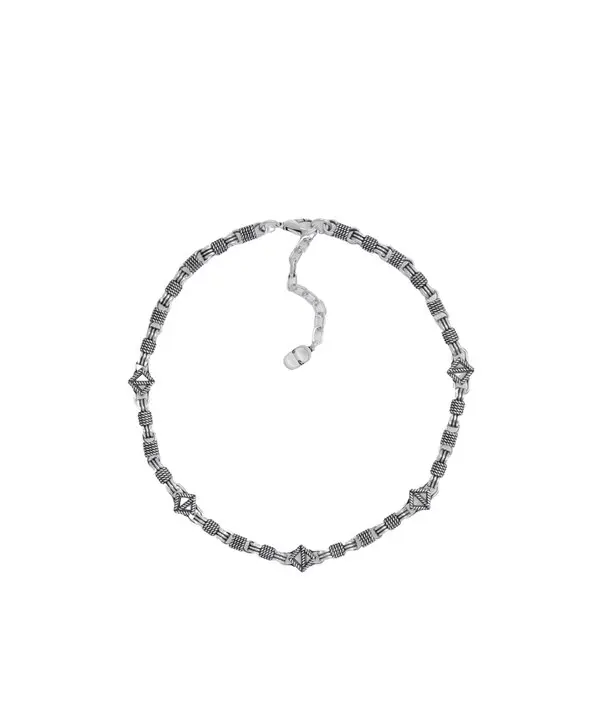 Dior Cd Diamond Buffalo Necklace - Gray