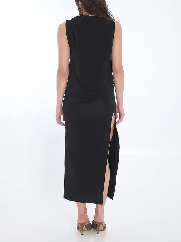 Jacquemus Twist Detailed Long Dress