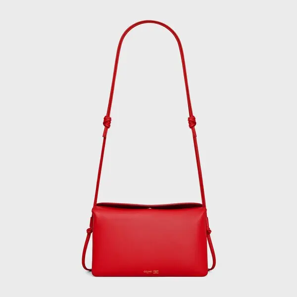 Celine Trio Flap In Smooth Lambskin