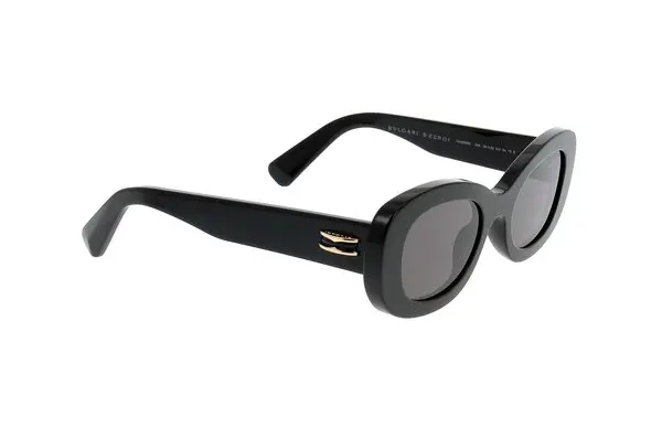 BVLGARI Oval Frame Sunglasses - Gray