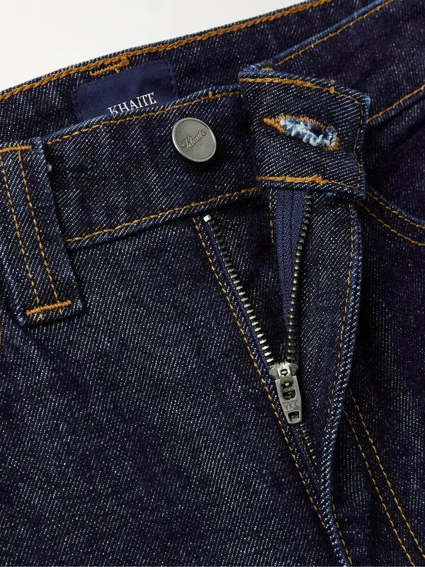 Khaite Dane High Waisted Wide-leg Jeans