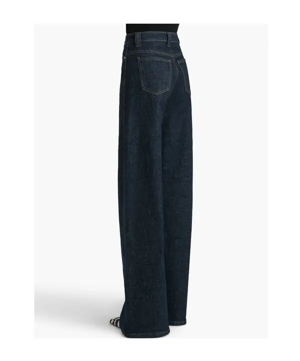 Khaite Dane High Waisted Wide-leg Jeans