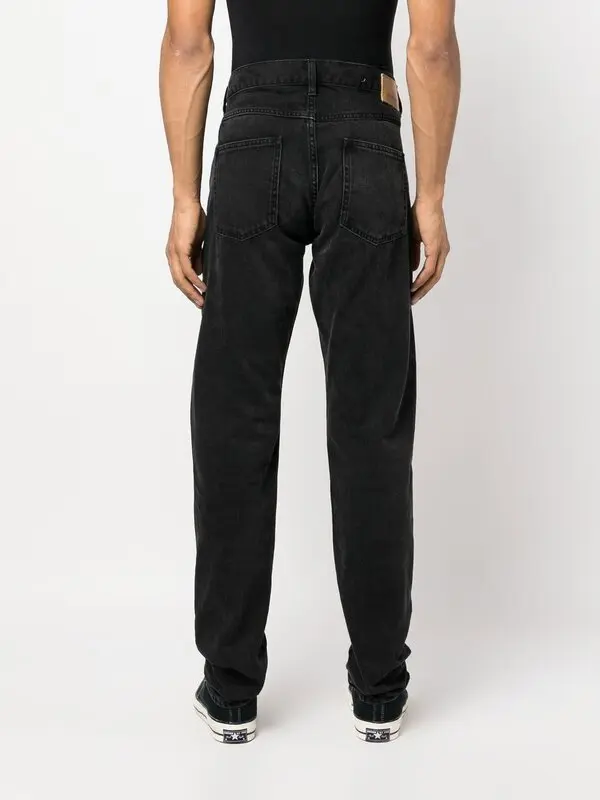 Isabel Marant Étoile Skinny Cut Jeans With Logo Detail