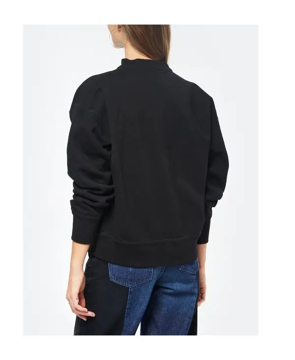 Isabel Marant Étoile Glitter Logo Sweatshirt - Black
