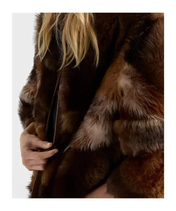 Prada Patchwork Long Coat