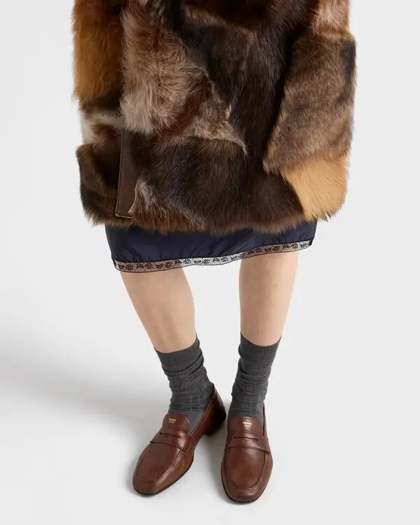 Prada Patchwork Long Coat