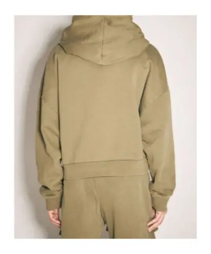 ENTIRE STUDIOS Drop Shoulder Zipped Hoodie - Green