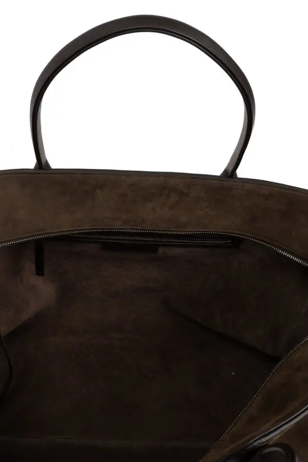 Bottega Veneta Large Zipped Cabat Tote - Brown