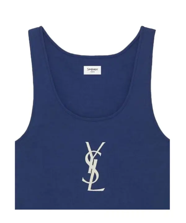 Saint Laurent Cassandre Sleeveless Tank Top
