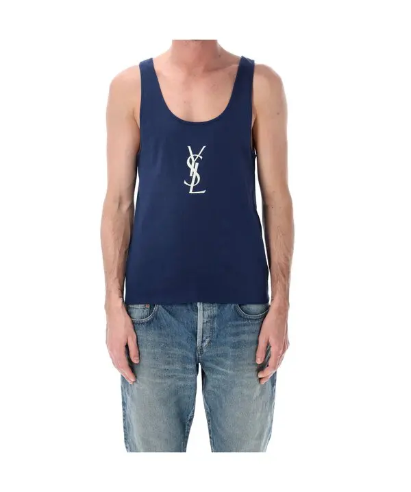 Saint Laurent Cassandre Sleeveless Tank Top