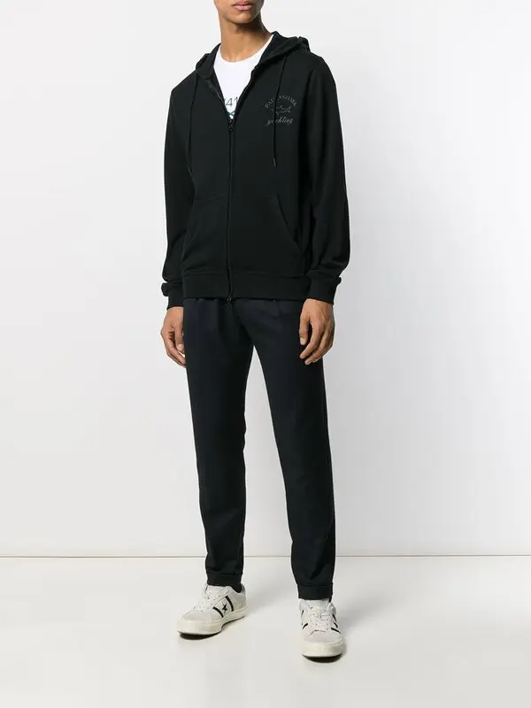 PAUL  SHARK Paul & Shark Zip-up Hooded Jacket With Logo Detail